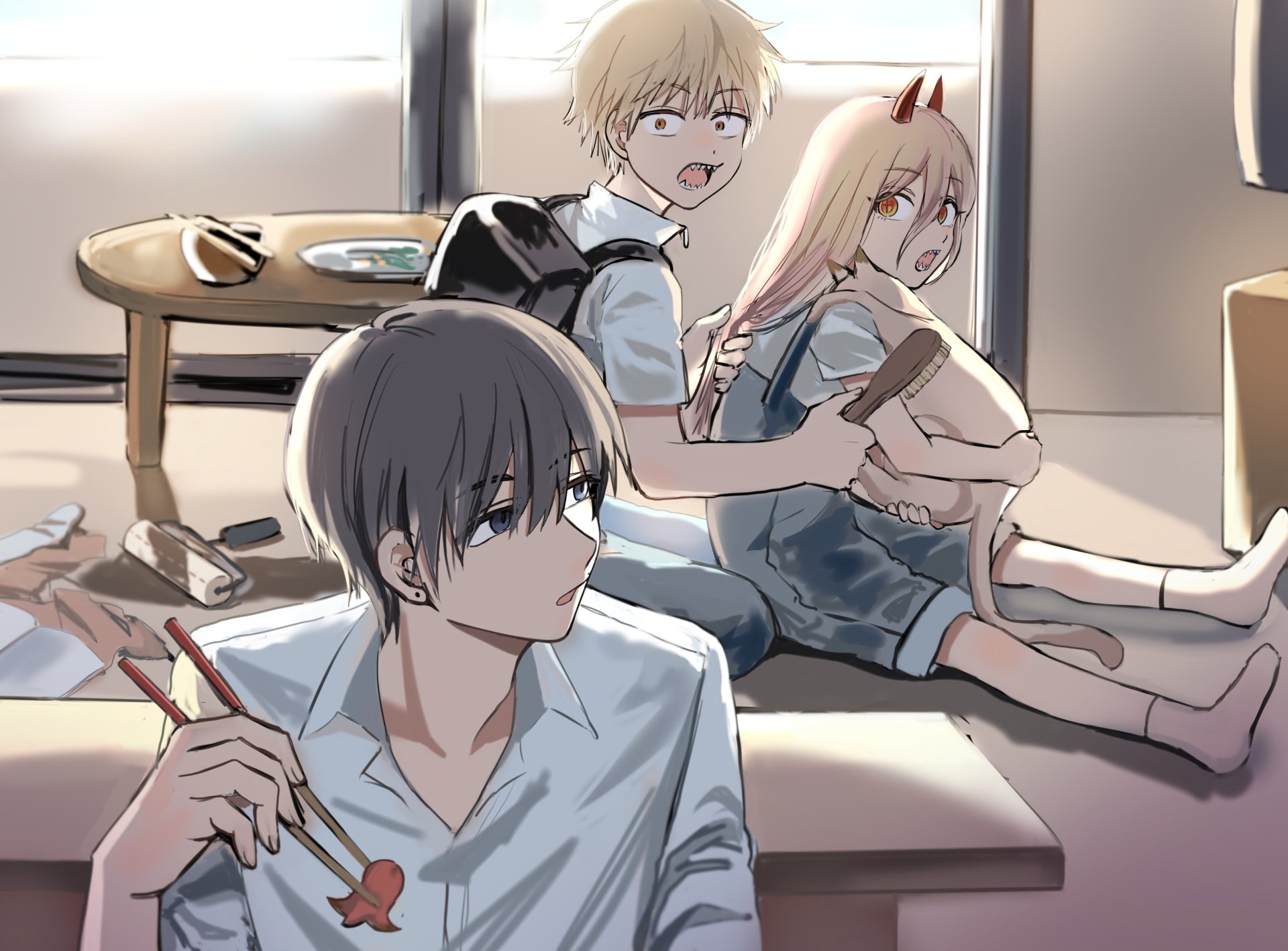 Download Power (Chainsaw Man) Denji (Chainsaw Man) Aki Hayakawa Anime ...