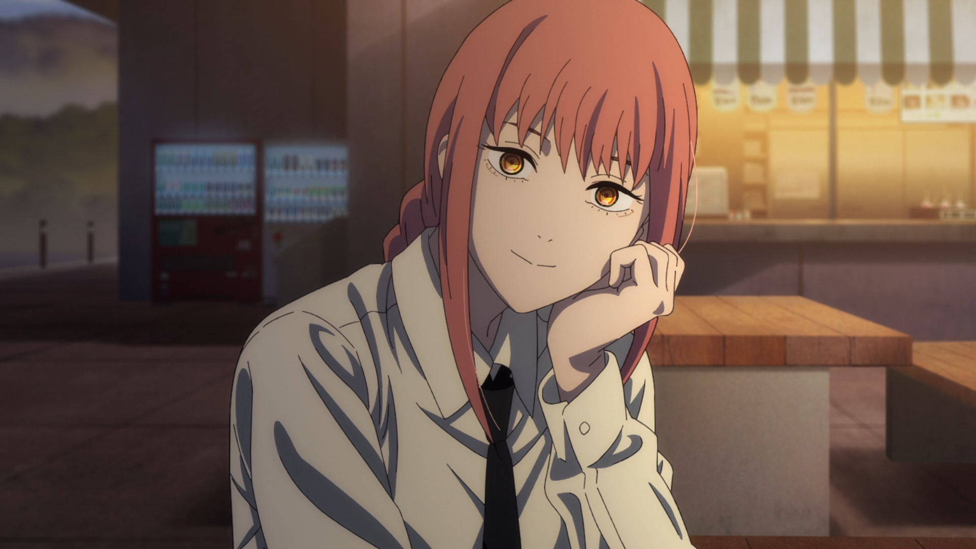 Makima’s Calm Moment – HD Chainsaw Man Anime Wallpaper