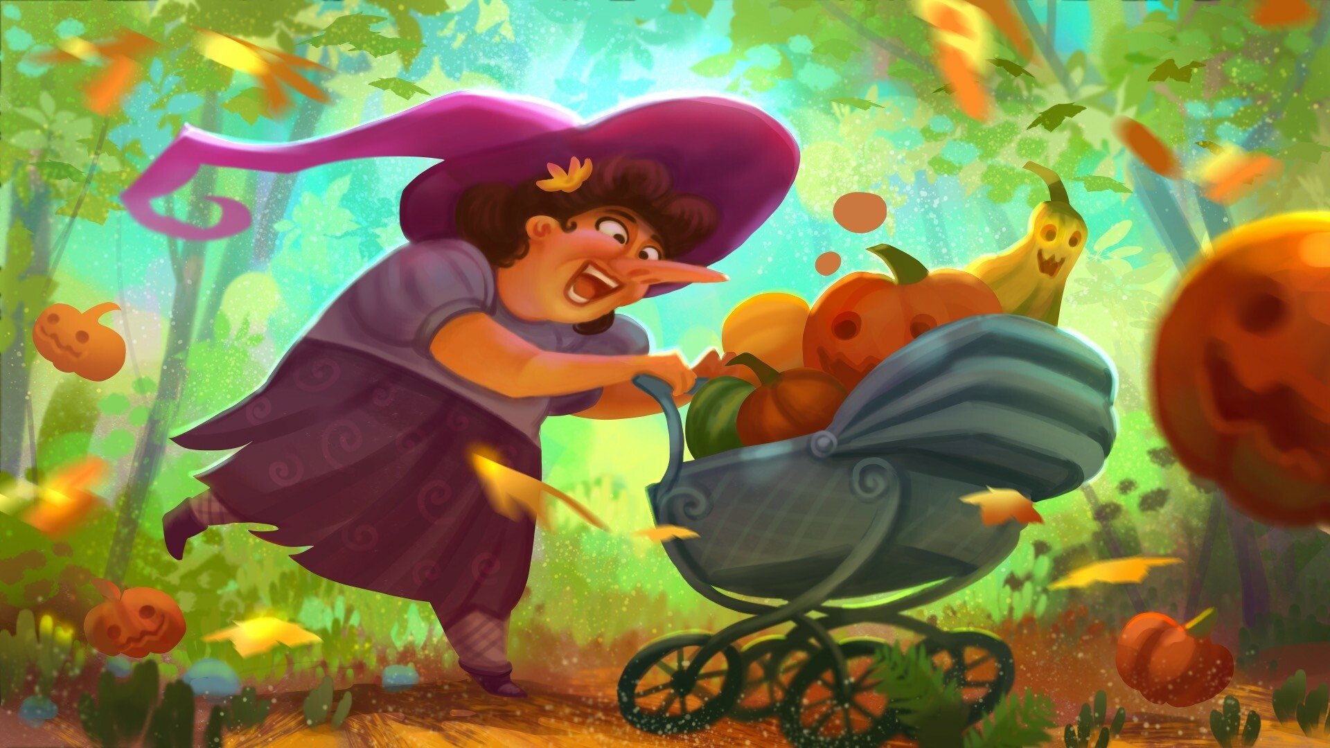 Halloween Witch Hd Vision By Juliya Revina