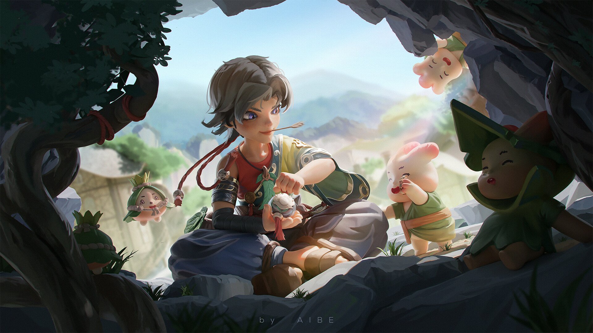 Download Fantasy Child HD Wallpaper by aibe eeee