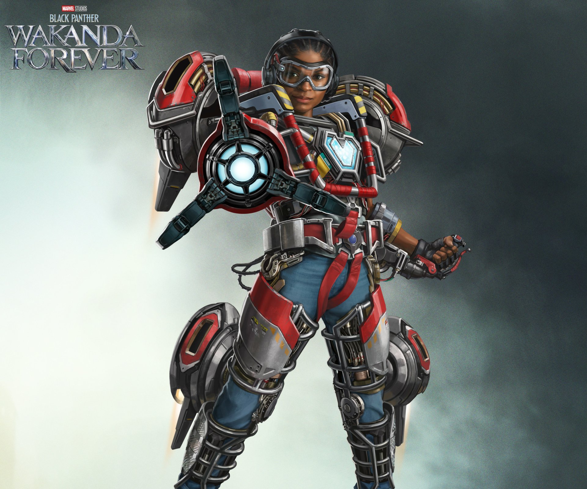 Download Riri Williams Movie Black Panther: Wakanda Forever HD Wallpaper by Rob Brunette