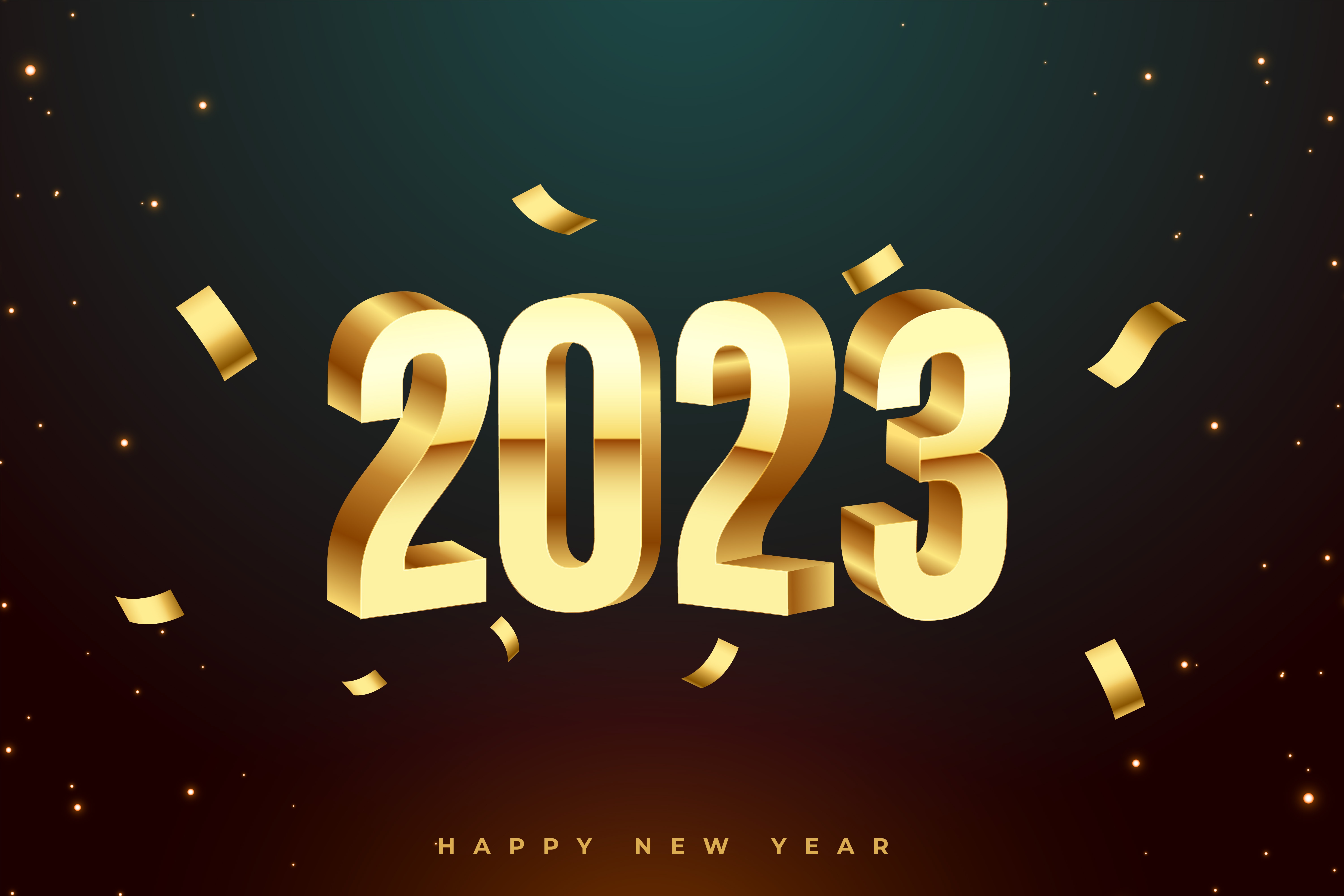 Download Holiday New Year 2023 4k Ultra HD Wallpaper