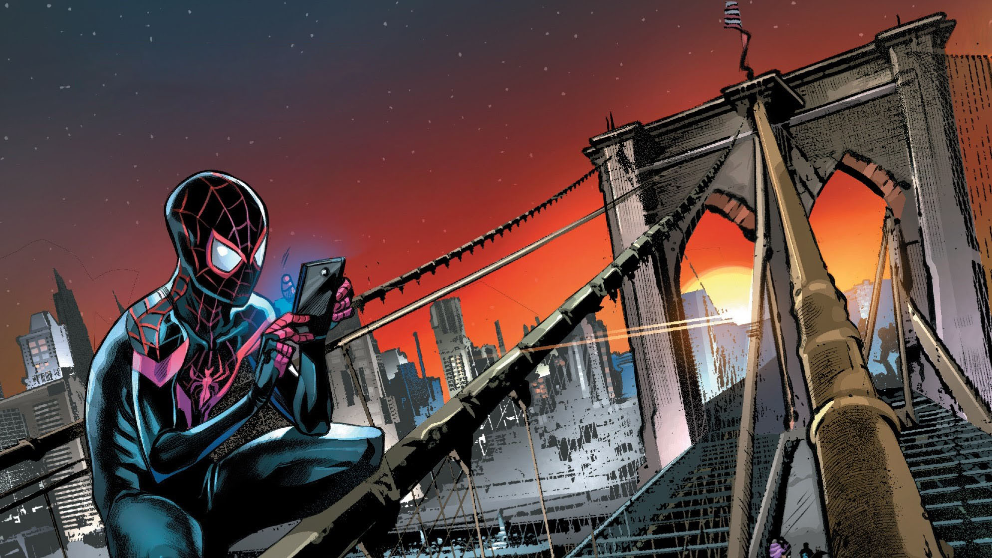 Download Miles Morales Comic Spider Man HD Wallpaper