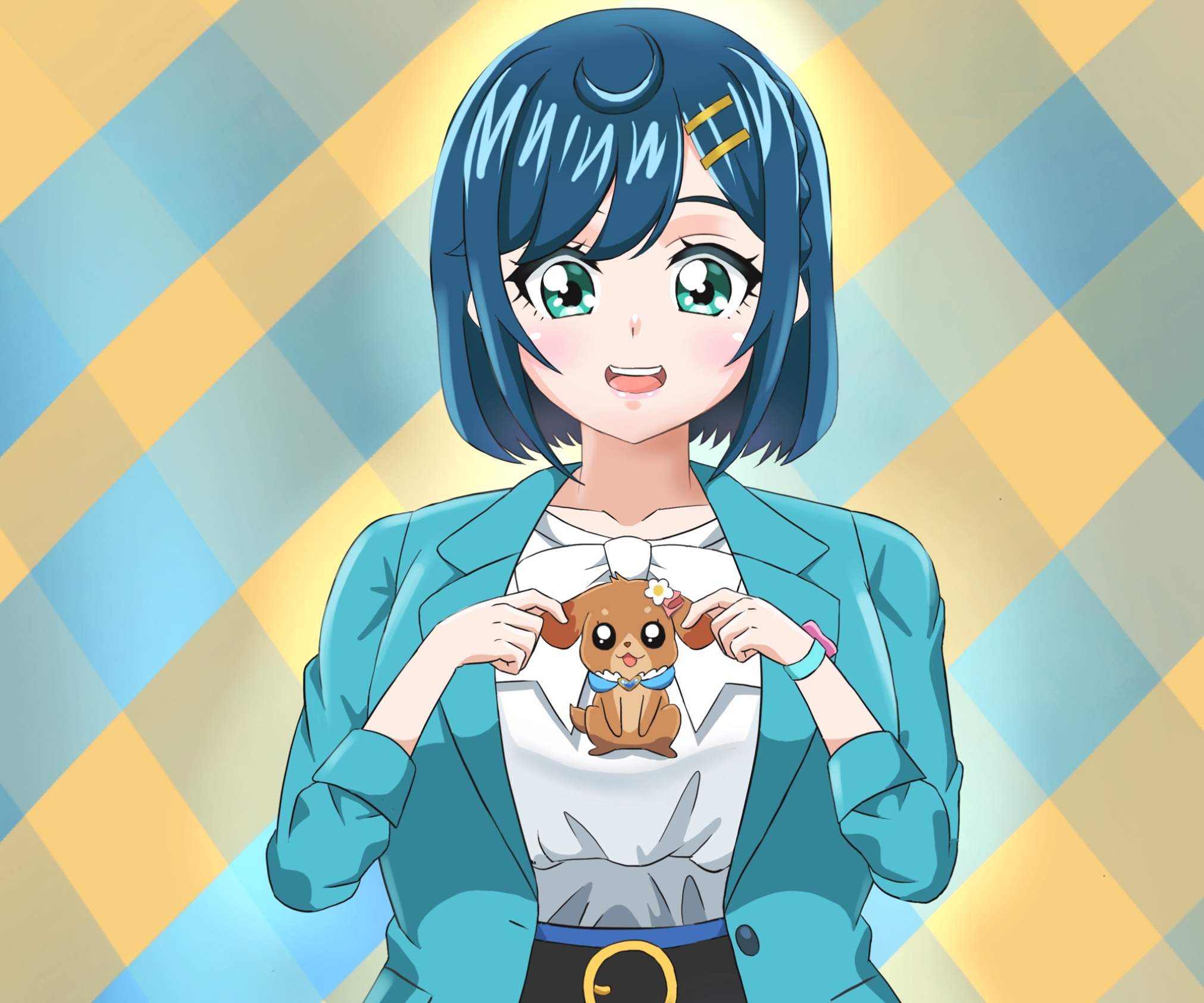 Download Fuwa Kokone Anime Delicious Party Precure HD Wallpaper