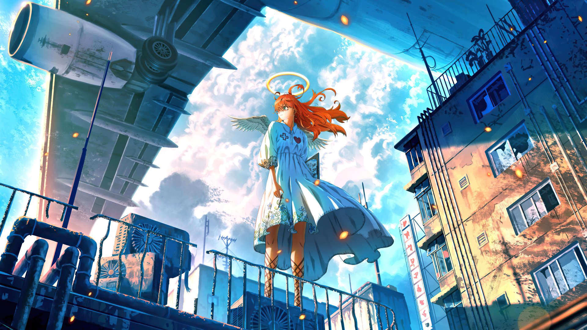 Download Anime Angel Anime Angel 4k Ultra HD Wallpaper by 周憂