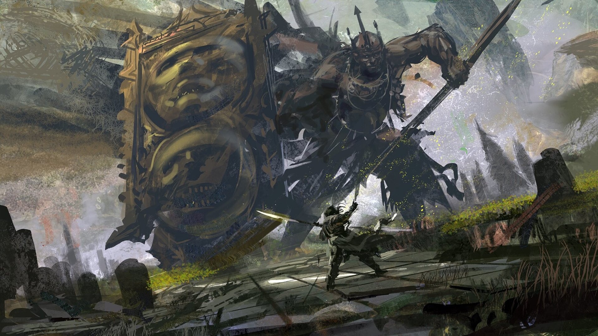 Download Fantasy Giant HD Wallpaper by LiXin Yin