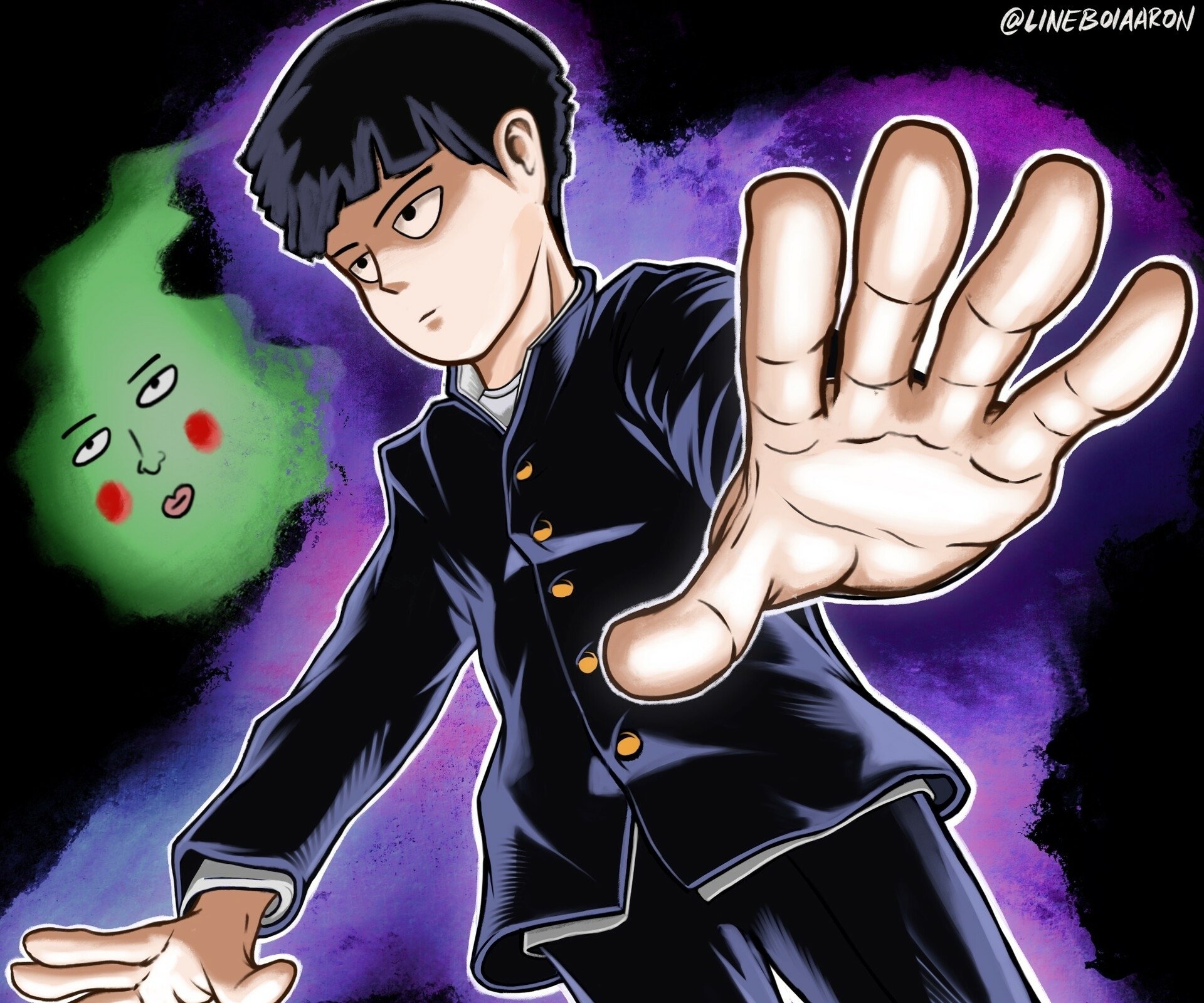 Download Shigeo Kageyama Anime Mob Psycho 100 HD Wallpaper by Aaron ...