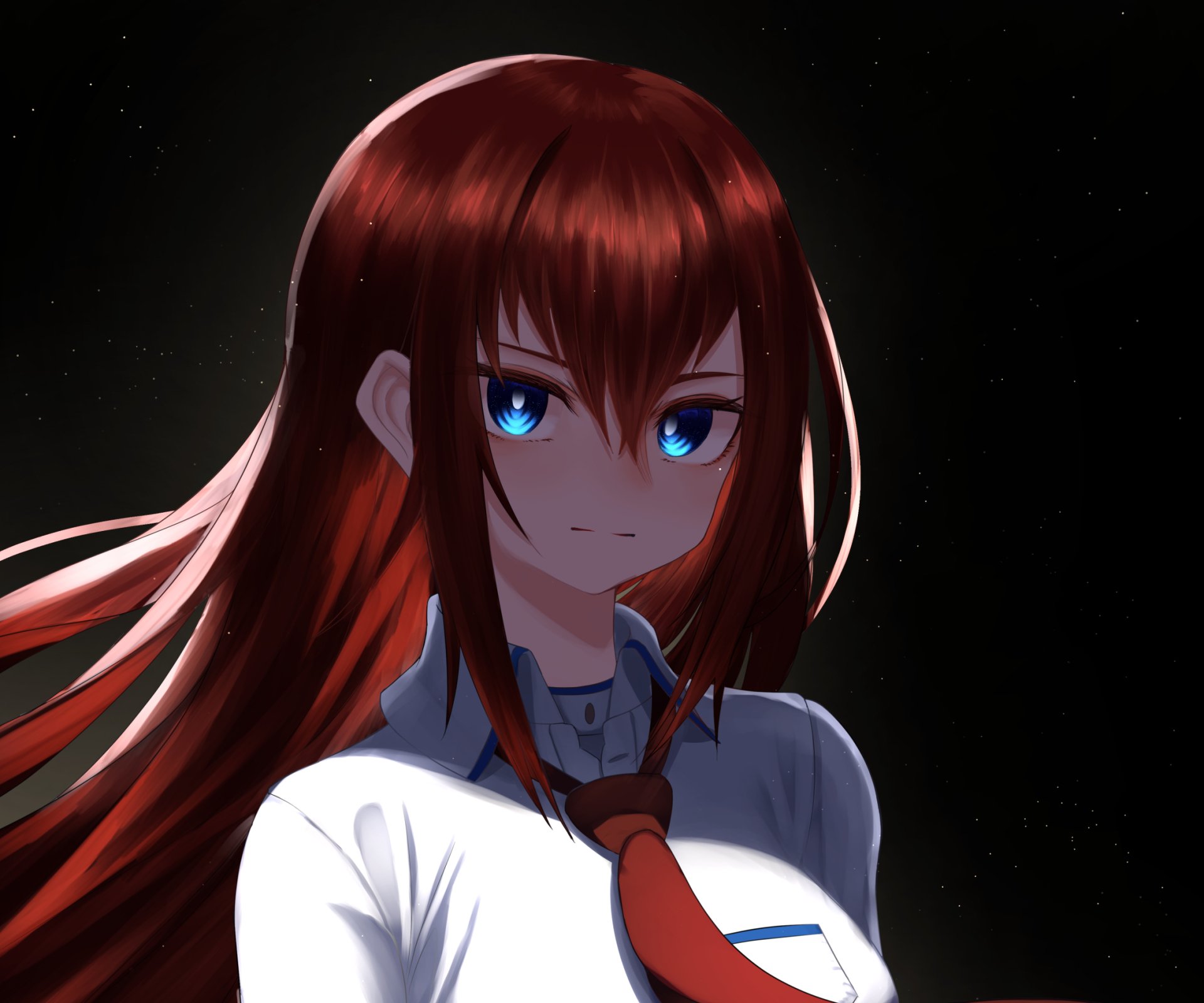 Download Kurisu Makise Anime Steins;Gate HD Wallpaper by Nithros
