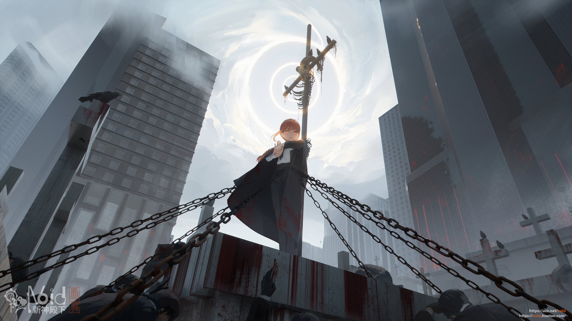 Makima's Command: Chainsaw Man Anime HD Wallpaper Masterpiece by void_0