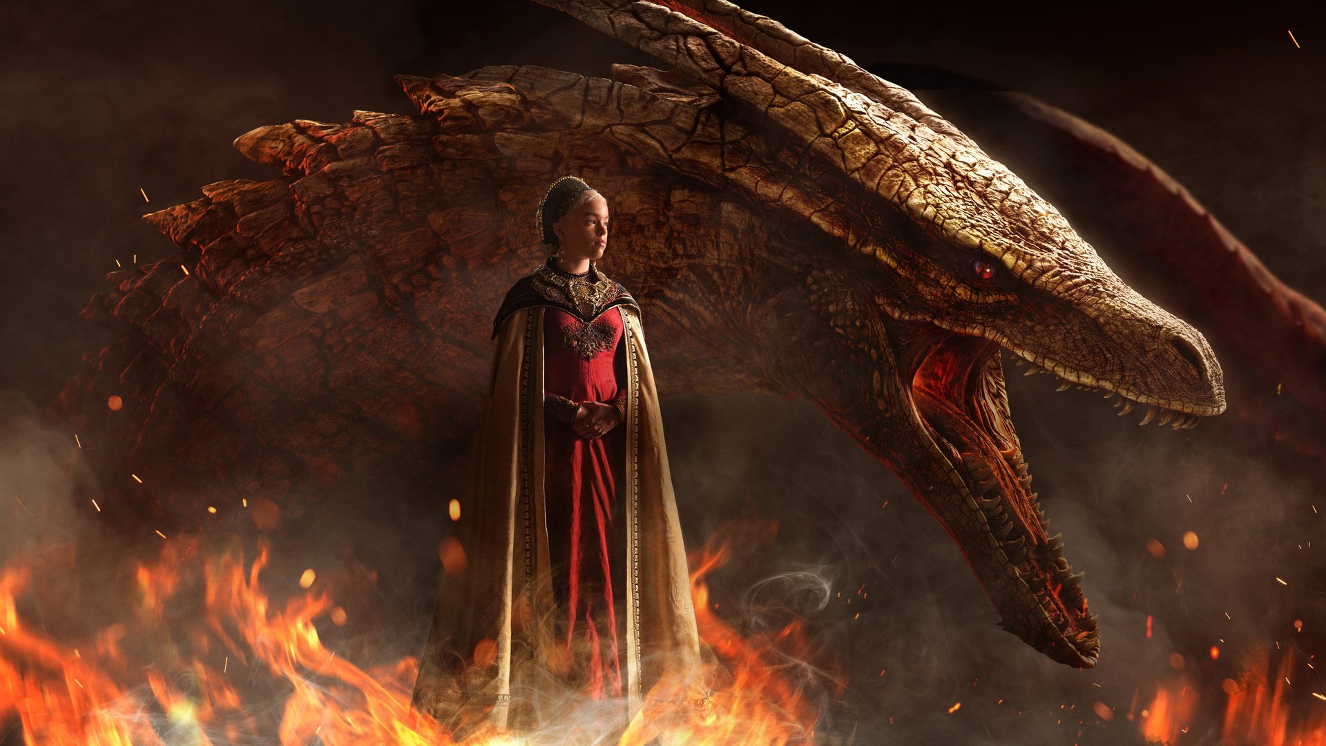 Rhaenys Targaryen HD Wallpaper – House of the Dragon Epic Scene ...