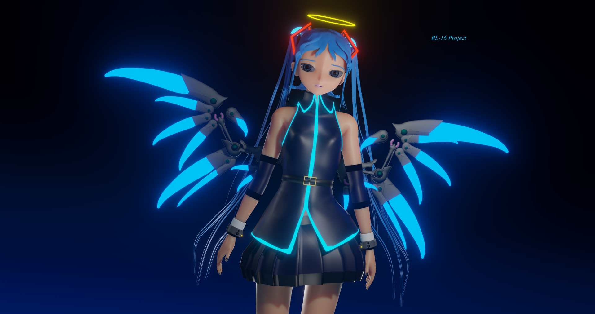 Miku Cyber Angel by RL-16 Project