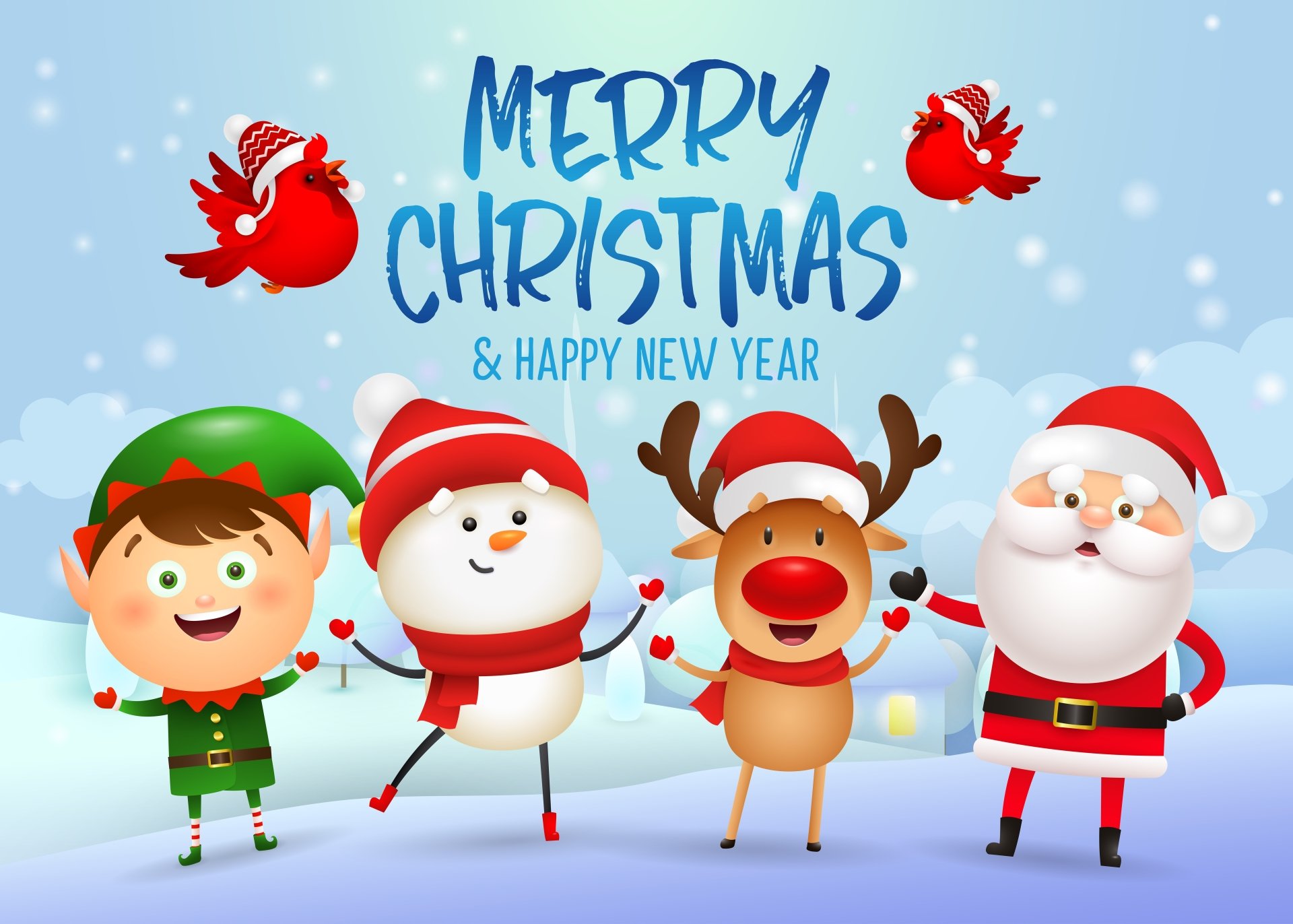 4K Ultra HD Merry Christmas Holiday Cheer Wallpaper | 6999x5000 ...