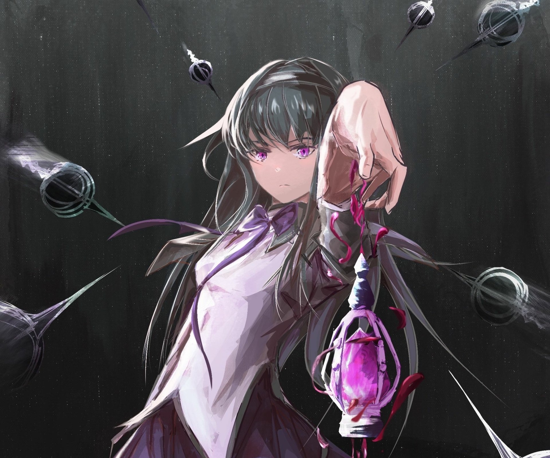 Download Homura Akemi Anime Puella Magi Madoka Magica HD Wallpaper