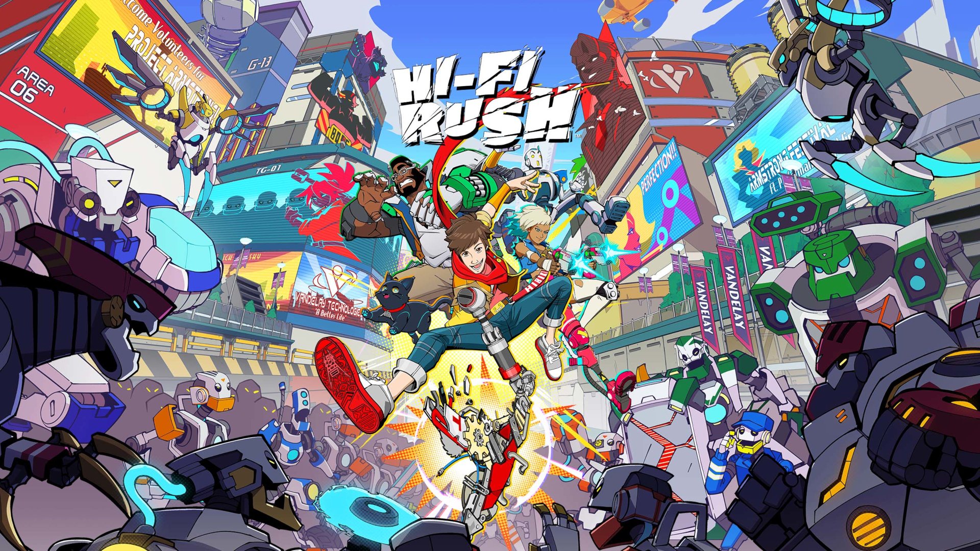 Download Video Game Hi-Fi Rush HD Wallpaper