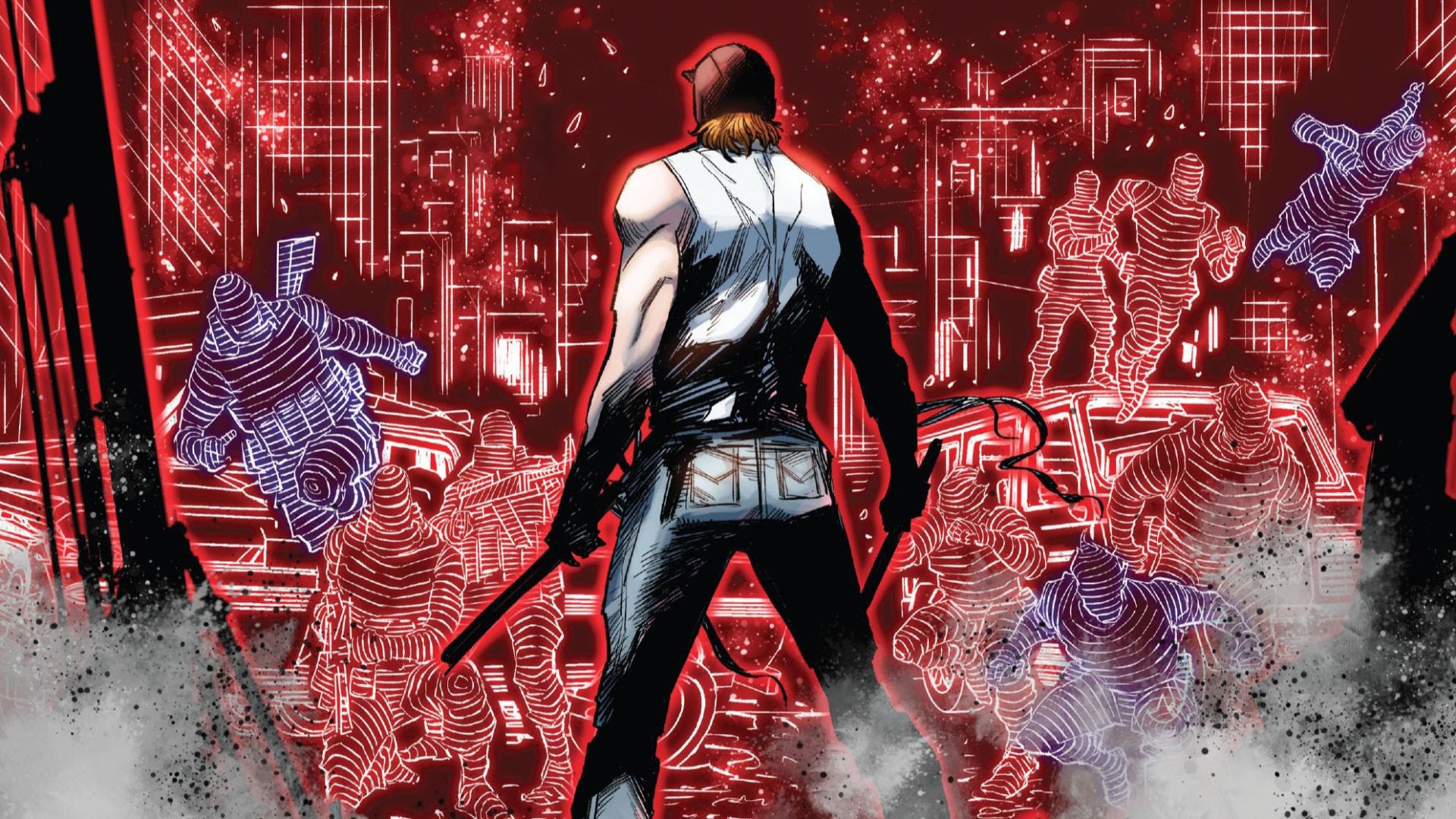 Download Comic Daredevil HD Wallpaper by Marco Checchetto