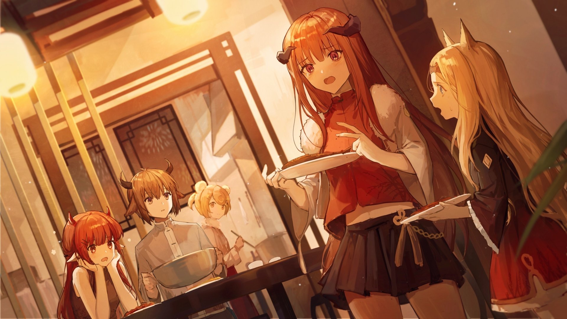 Arknights 4K Ultra HD - Mess Hall Reunion Wallpaper by Osiria17