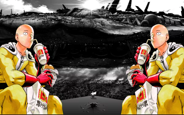 Download Saitama (One-Punch Man) Anime One-Punch Man HD Wallpaper by oioiji