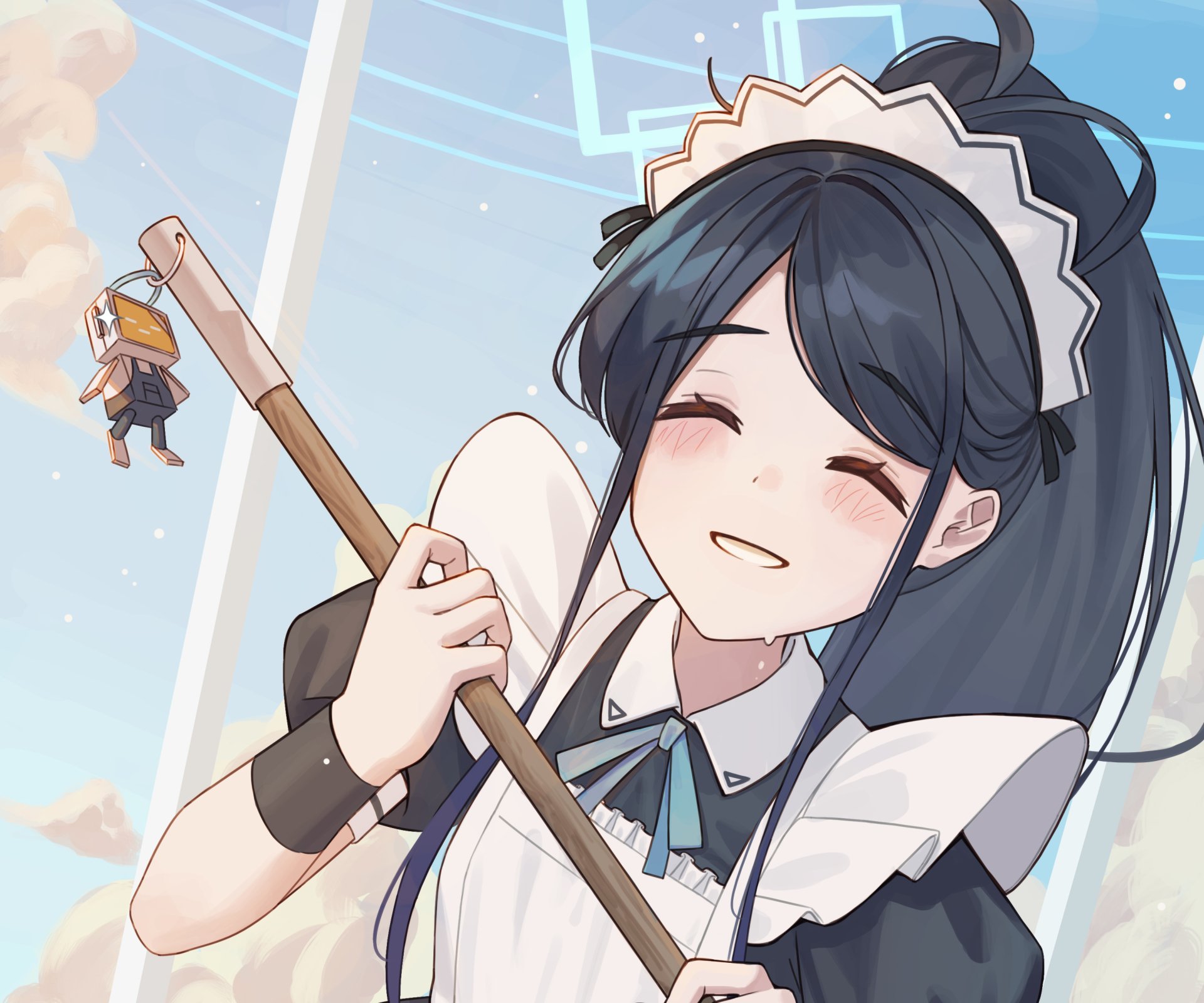 Download Maid Tendou Alice Video Game Blue Archive HD Wallpaper