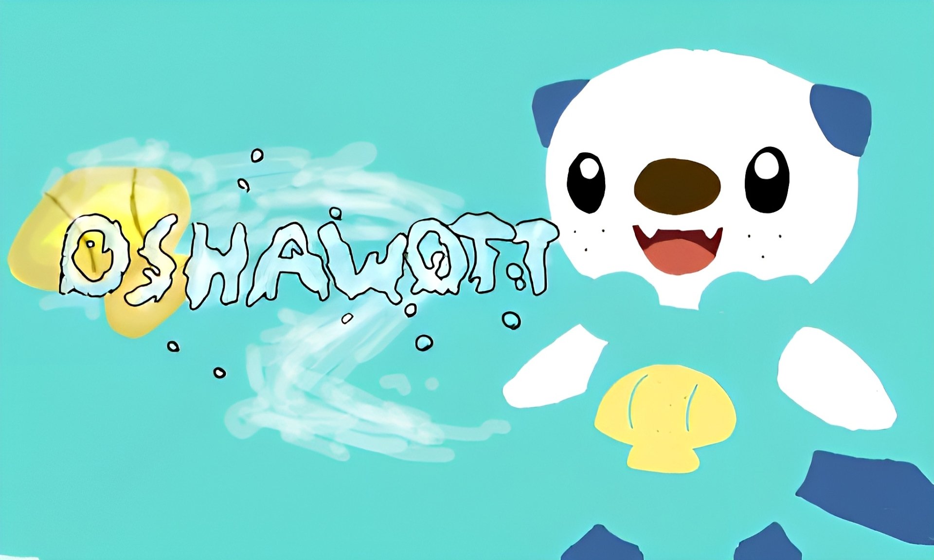 Oshawott Official Wallpaper by SergioWubbzy20