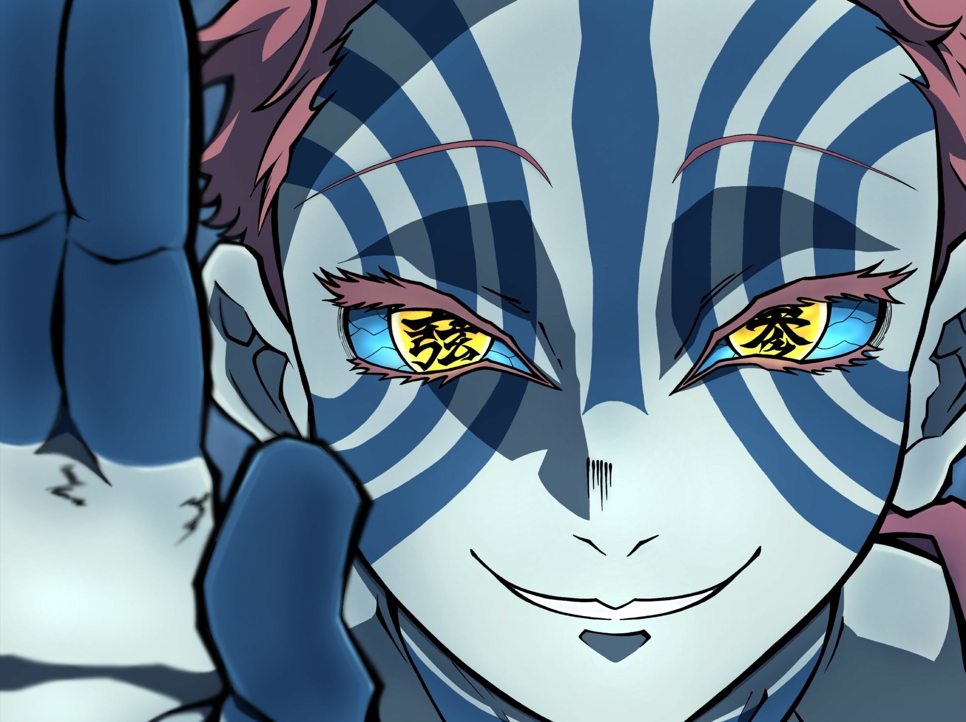  110 Akaza Demon Slayer Kimetsu No Yaiba Wallpapers