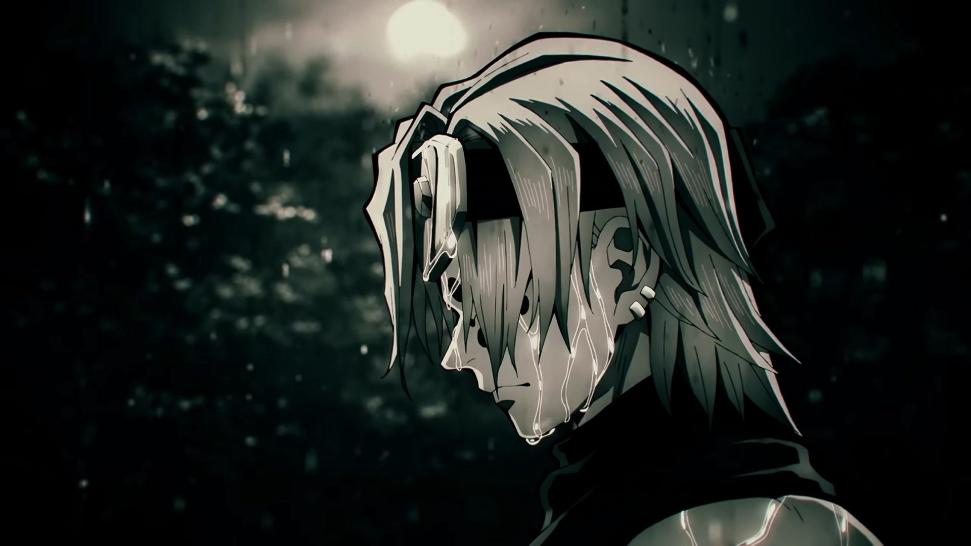 Demon Slayer HD Wallpaper: Moody Anime Vibes from Kimetsu no Yaiba