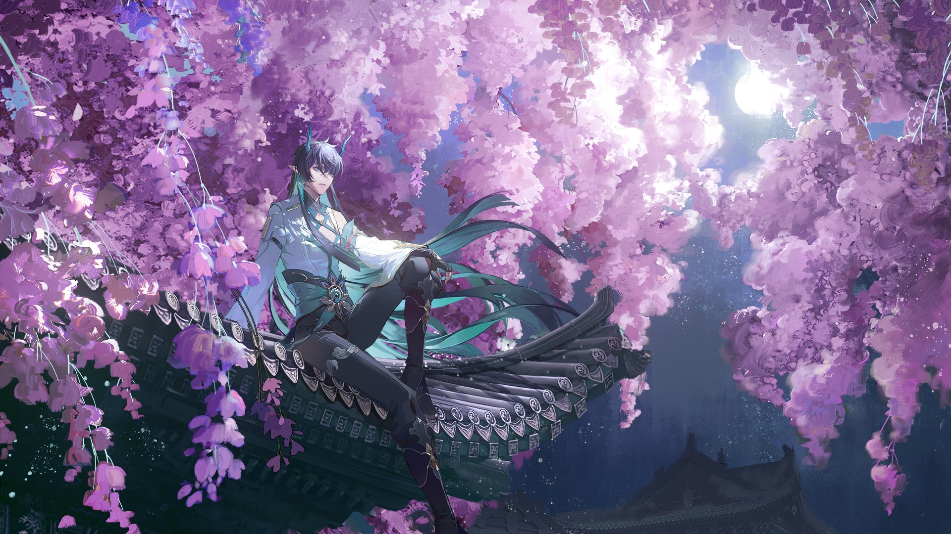 Dan Heng’s Moonlit Serenity – Honkai: Star Rail HD Wallpaper by Minty0