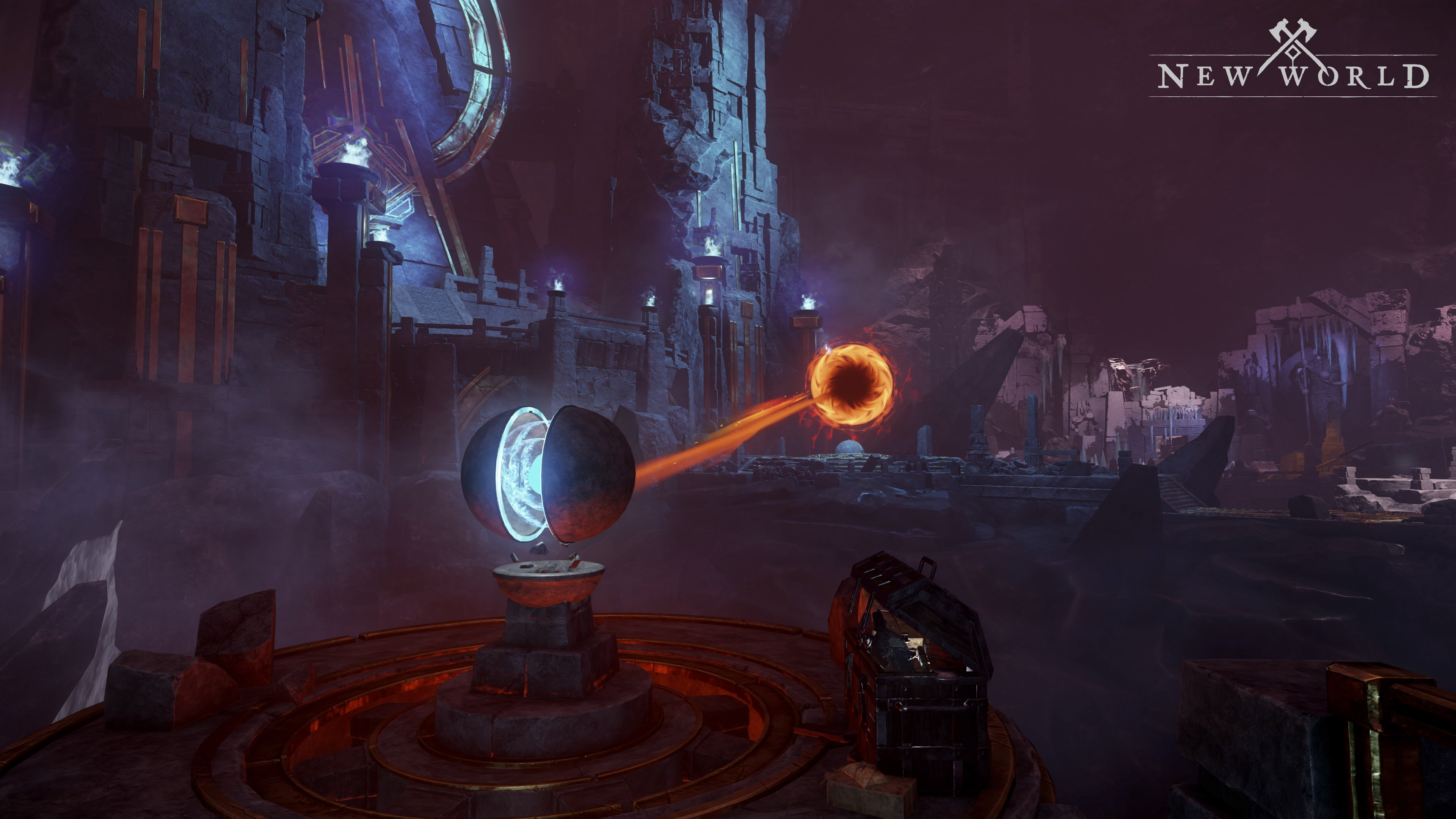 New World Game Mystical Portal Wallpaper HD