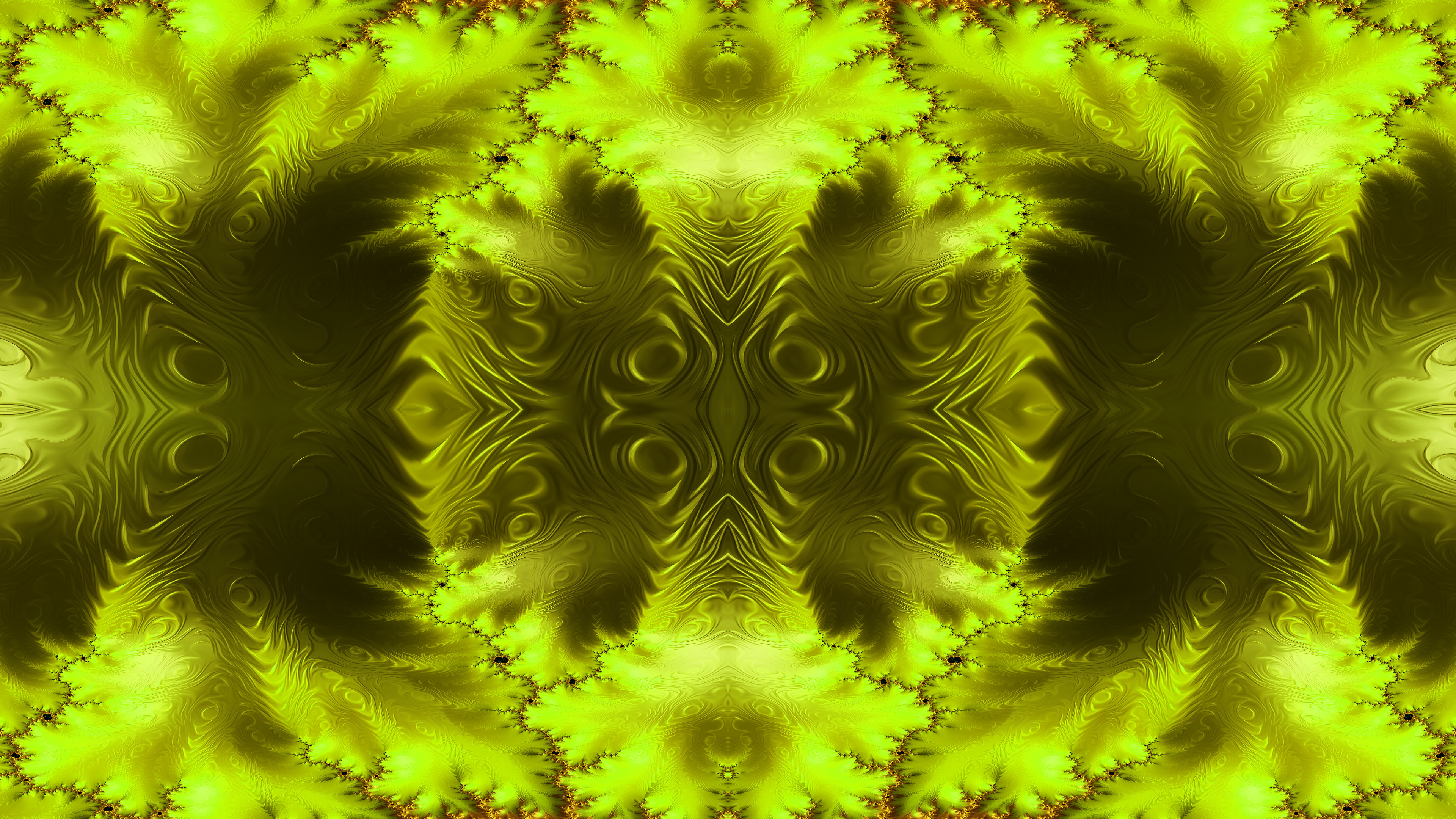 Trippy Fractal Art 4K desktop Wallpaper by Dr-Pen