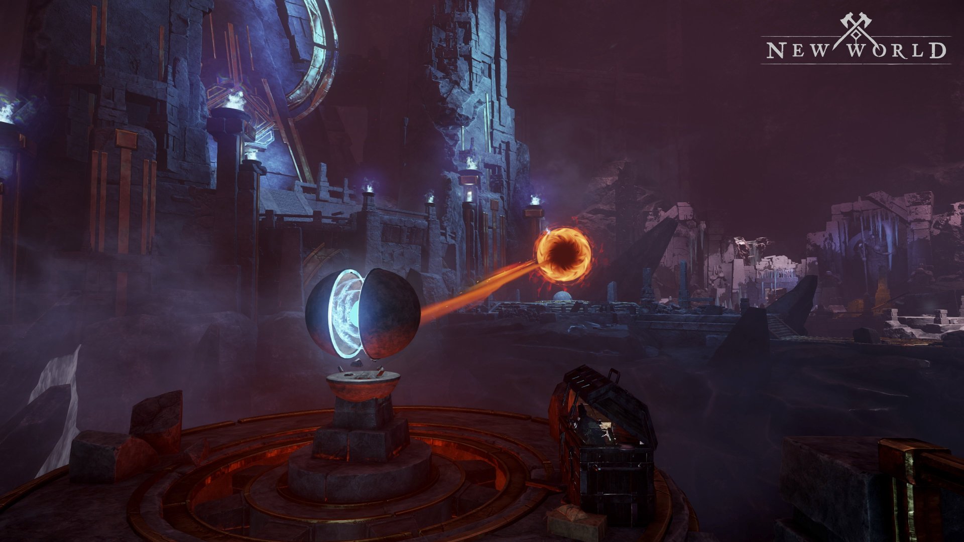 New World Game Mystical Portal Wallpaper HD