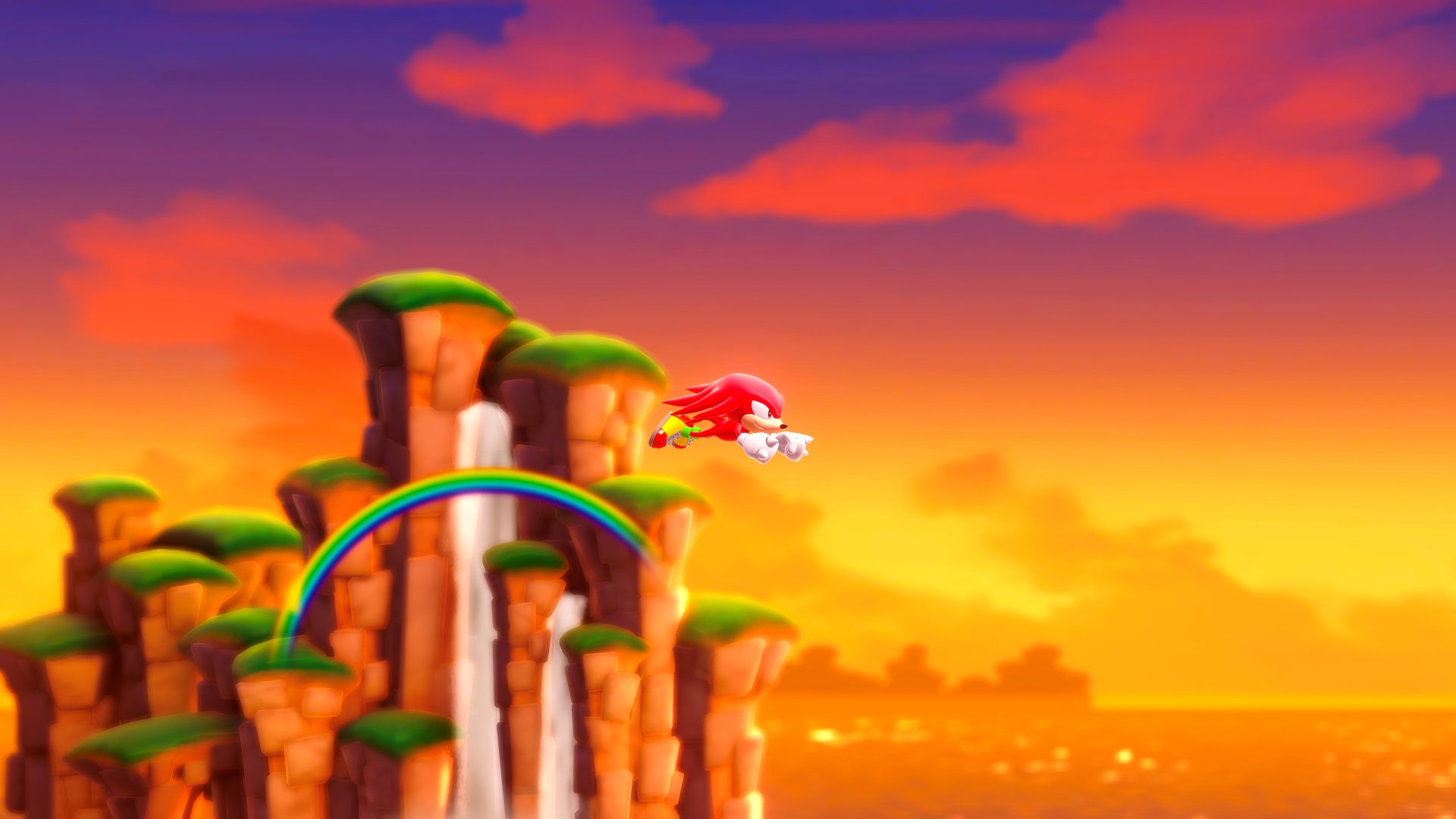 Sonic Superstars HD Wallpaper - Sunset Flight