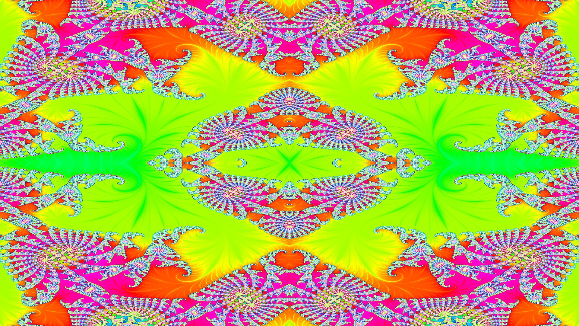 Trippy Fractal Art 4K desktop Wallpaper by Dr-Pen