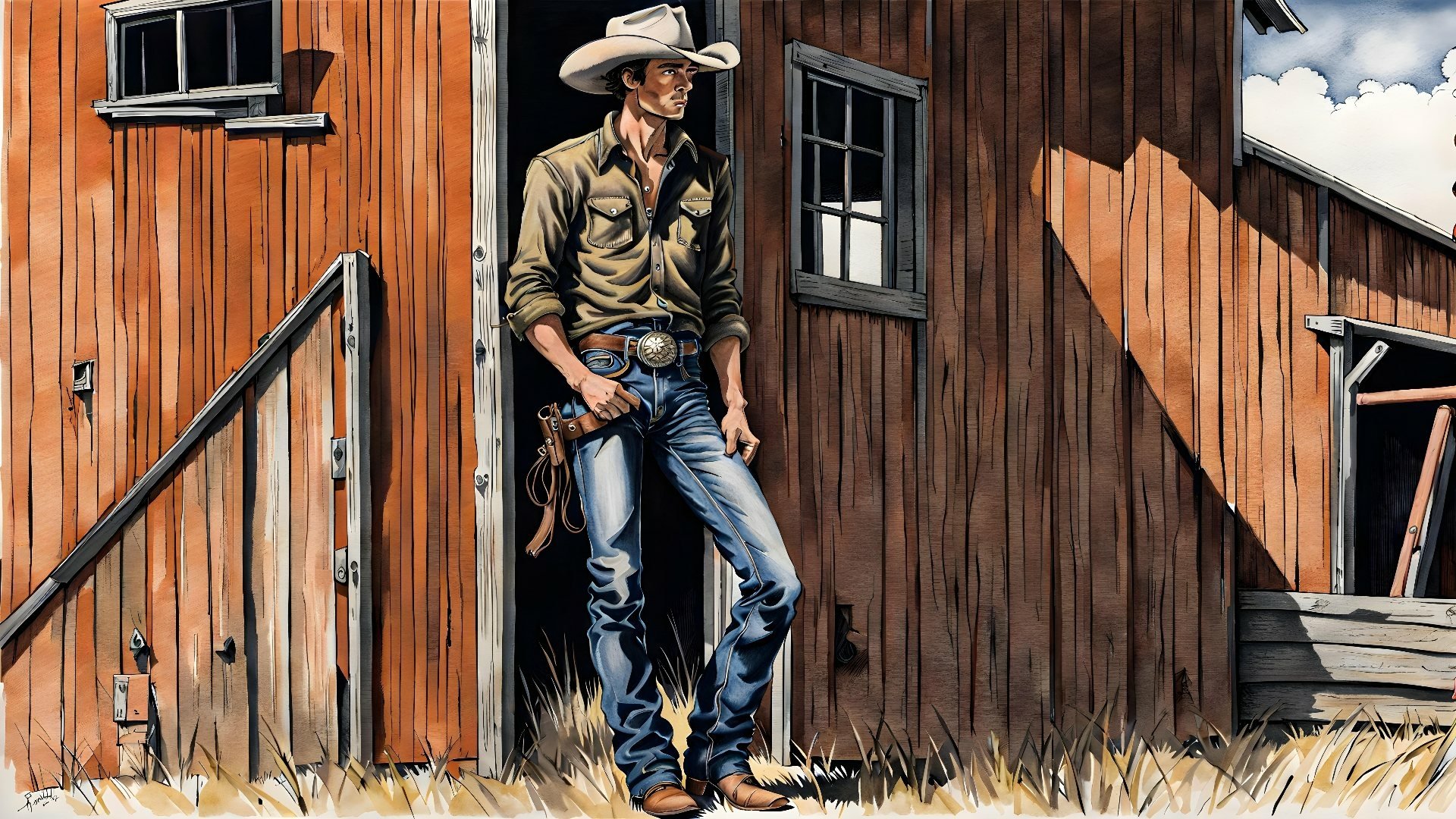 Download Cowboy HD Wallpaper