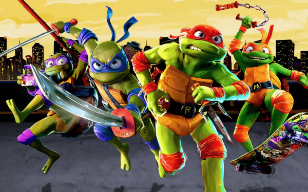 Download Movie Teenage Mutant Ninja Turtles: Mutant Mayhem 4k Ultra HD ...