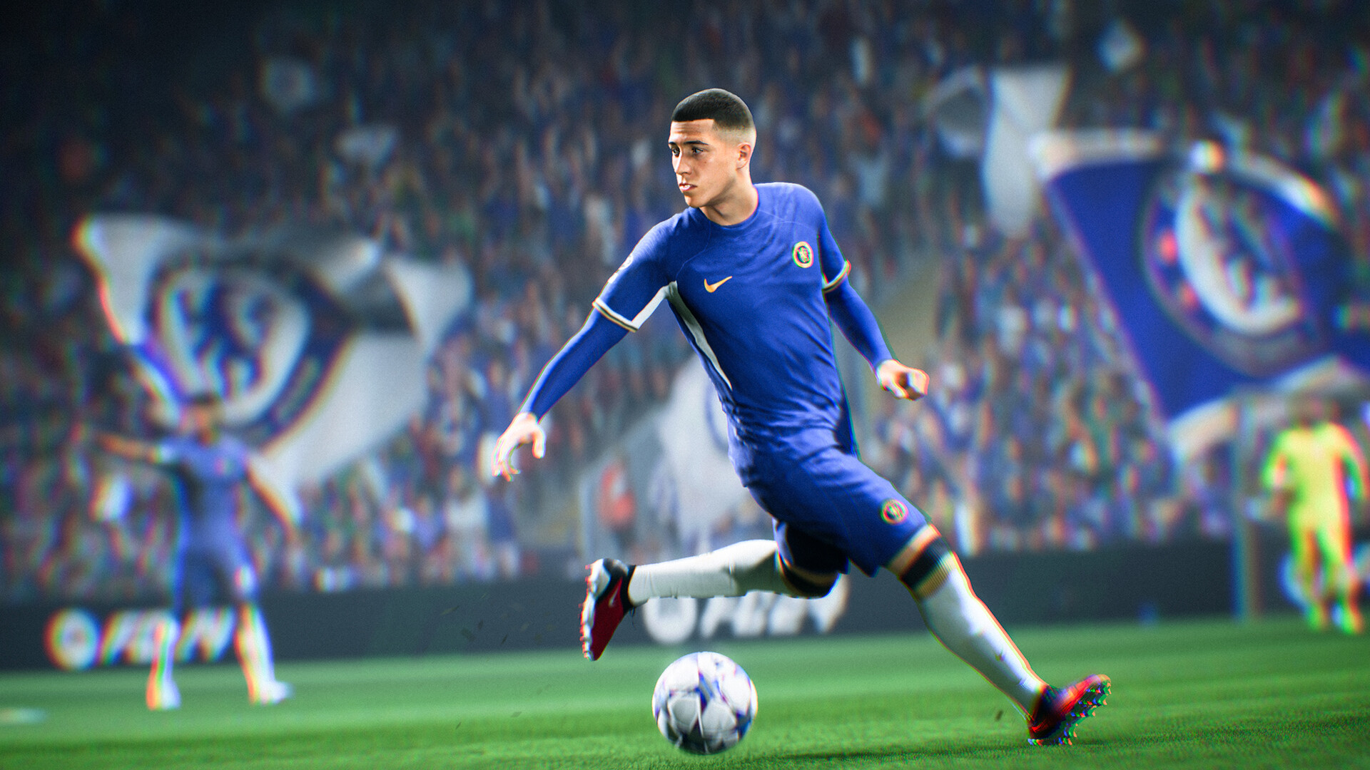 EA SPORTS FC 24 HD Desktop Wallpaper Dynamic Football Action