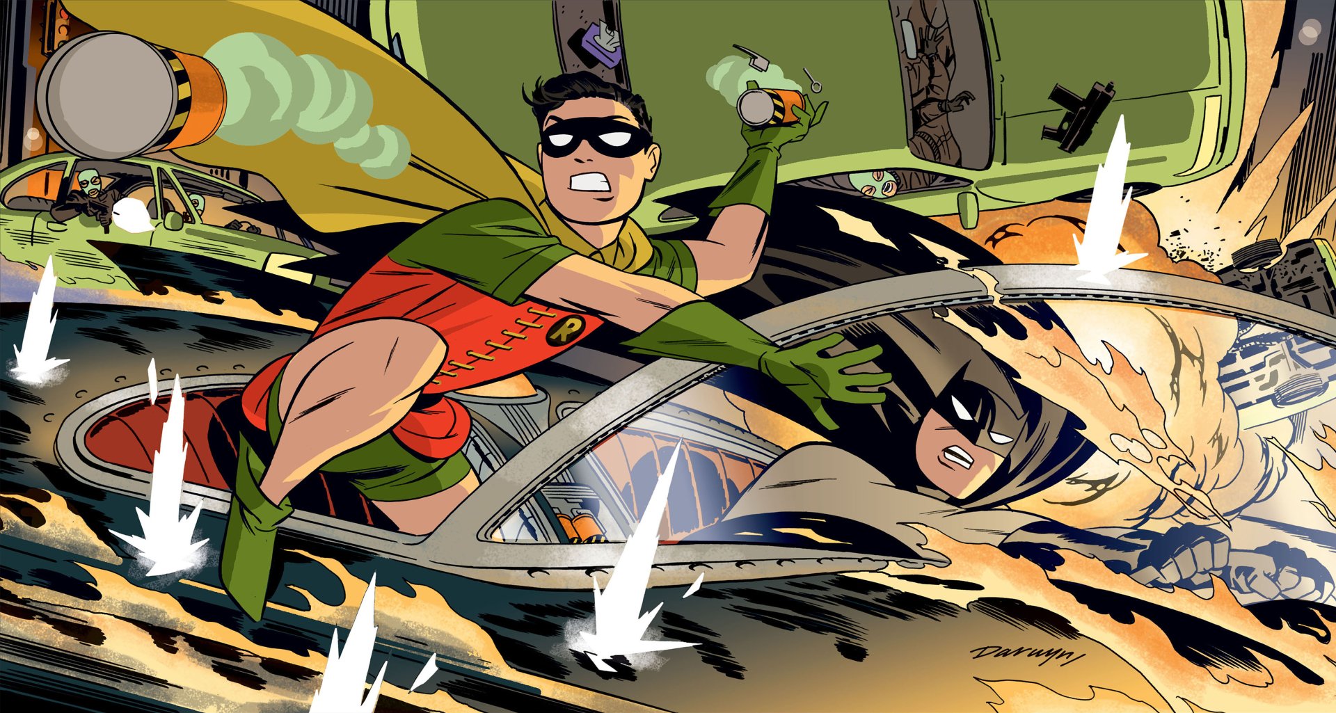 Download Comic Batman & Robin 4k Ultra HD Wallpaper by Darwyn Cooke ...