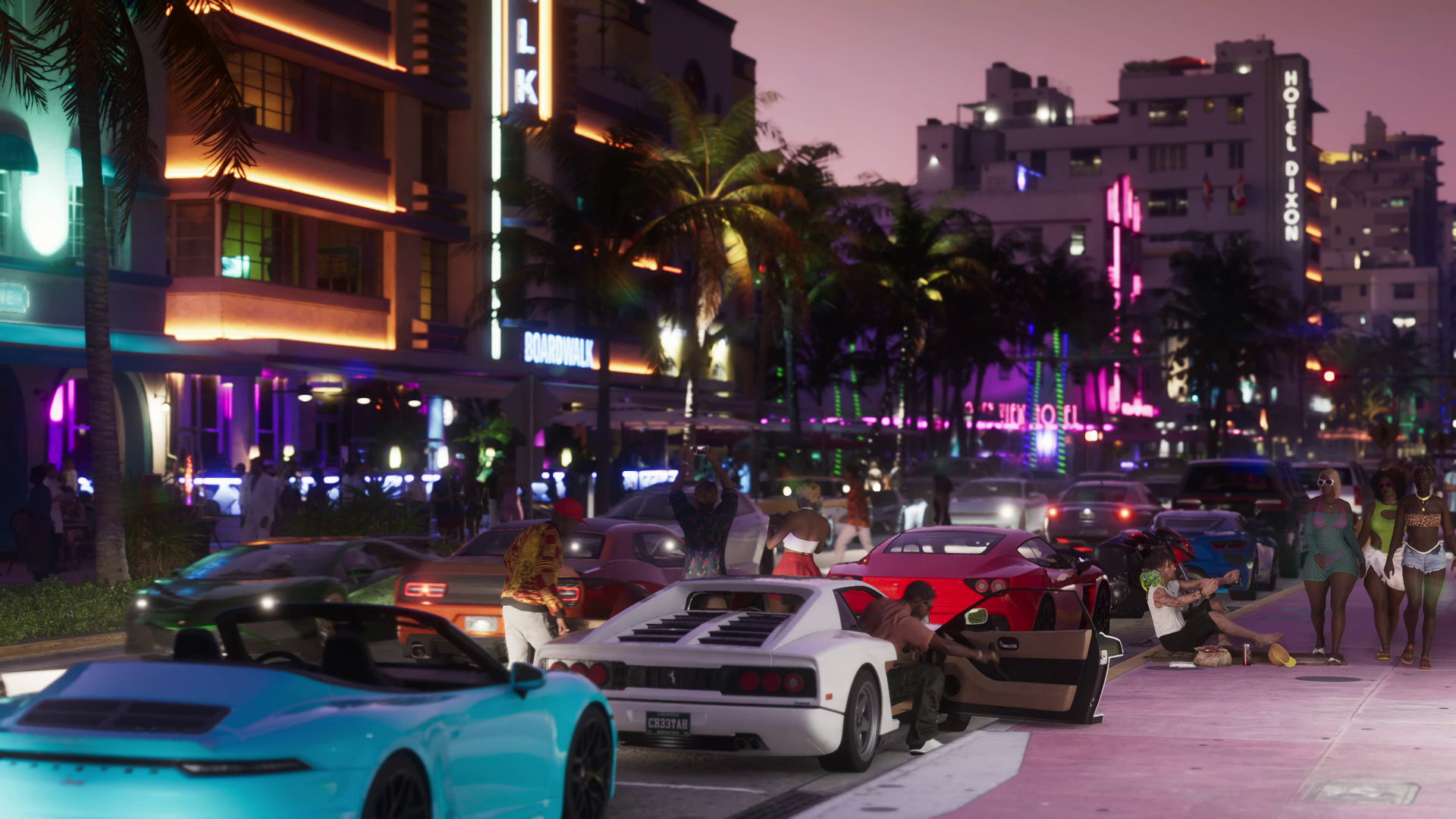 GTA VI Neon Nights 4K Ultra HD Wallpaper