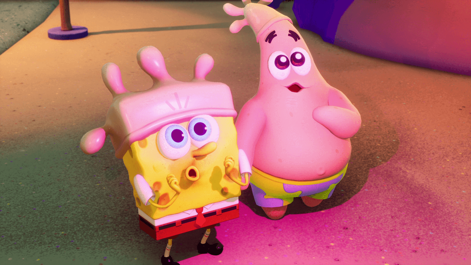 SpongeBob and Patrick HD Wallpaper - The Cosmic Shake Adventure