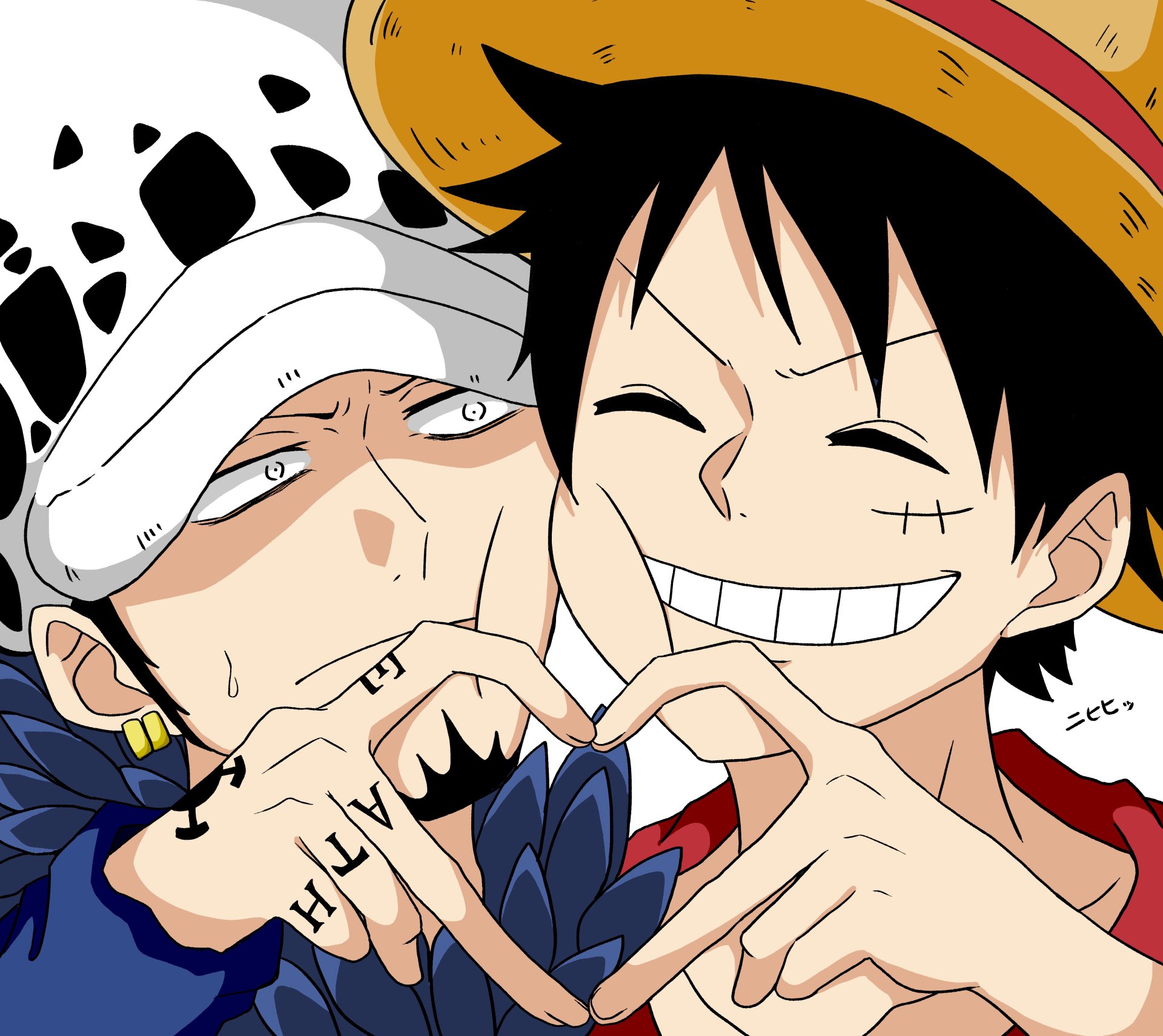 One Piece Legends: Luffy & Trafalgar Law 4K Ultra HD Anime Wallpaper by ...