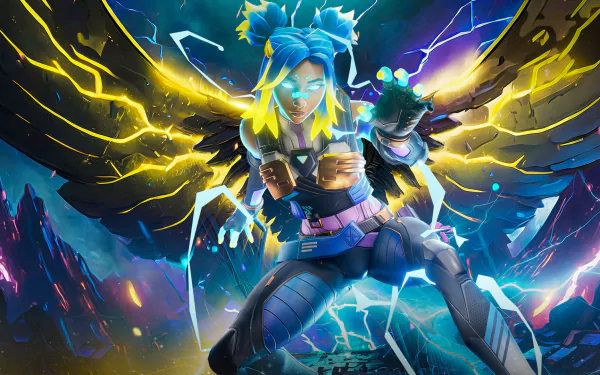 Neon HD Wallpaper from Valorant - Dynamic Gaming Art by Hick