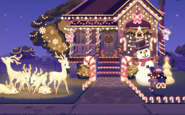 Bluey and Bingo HD Wallpaper