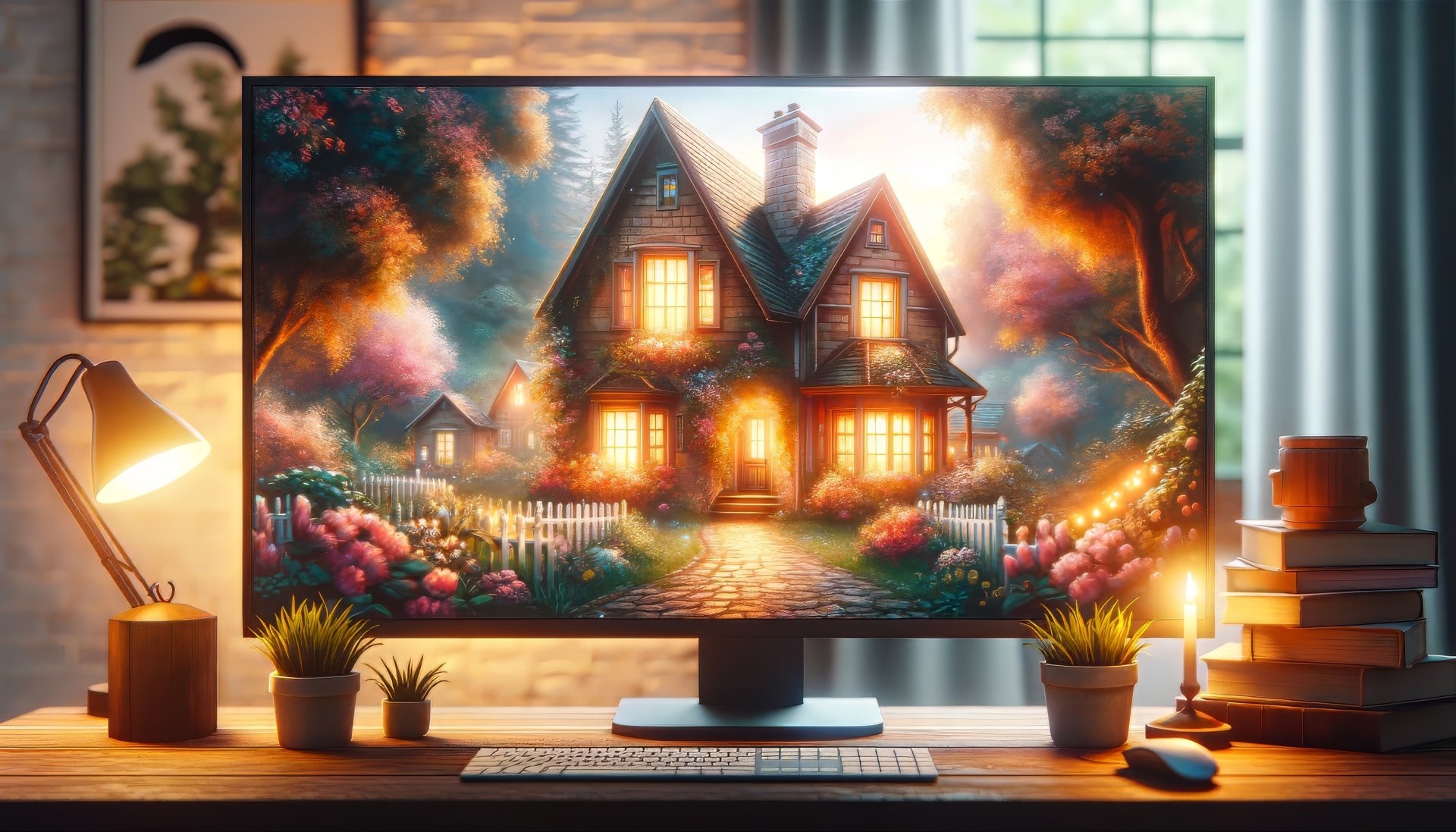 [70+] Desk Wallpapers