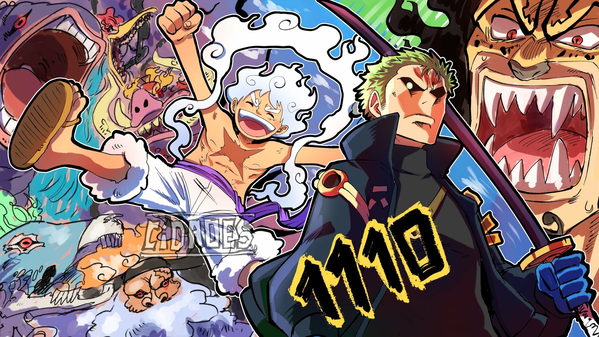 One Piece 4K Ultra HD Anime Adventure Wallpaper by Cidades_Art