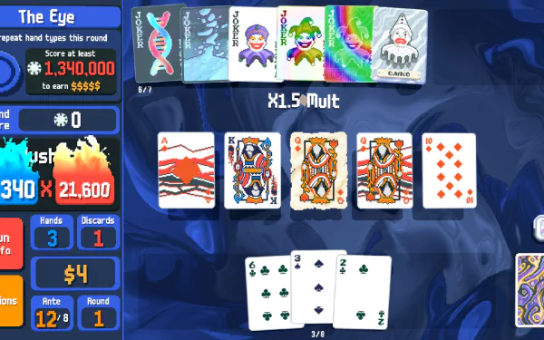 Balatro Game HD Wallpaper | Exciting Abstract Art