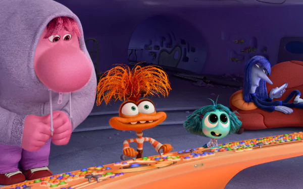 Inside Out 2 Anxiety 4K Ultra HD Wallpaper