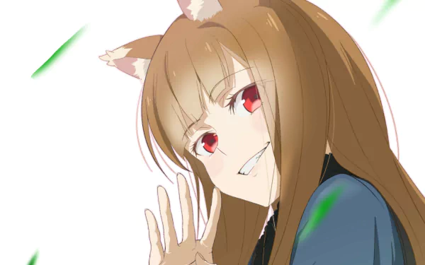 Sad Holo HD Wallpaper: A Touch of Anime Melancholy by Starsilvery