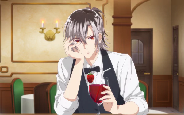 Anime Vampire in Elegant Dormitory - HD Wallpaper