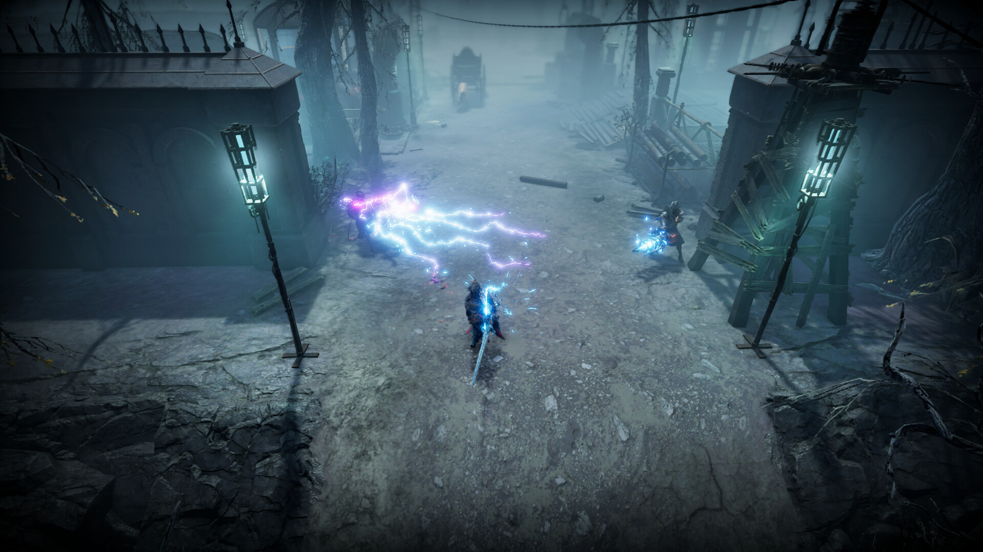 V Rising: Electrifying Encounter HD Wallpaper