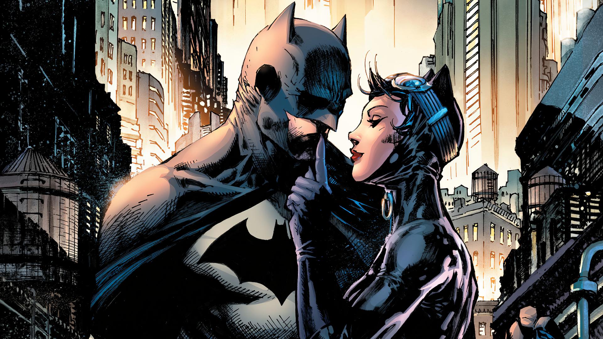 Download Batman Catwoman Jim Lee HD Wallpaper