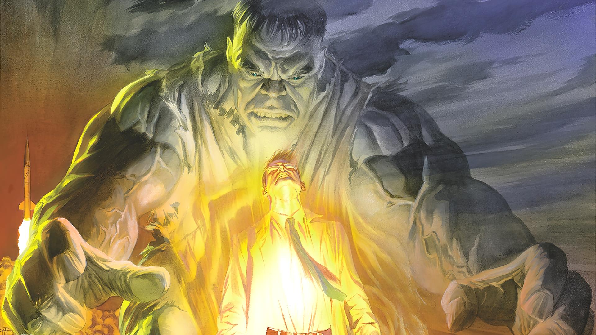 Hulk Unleashed: Alex Ross Marvel Comics HD Wallpaper Power