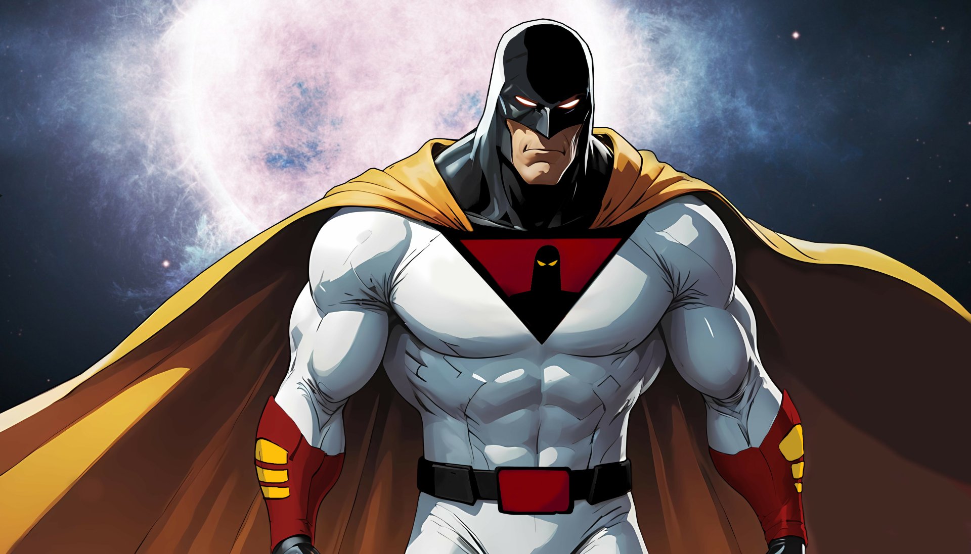 Space Ghost Superhero Wallpaper by kingbonj